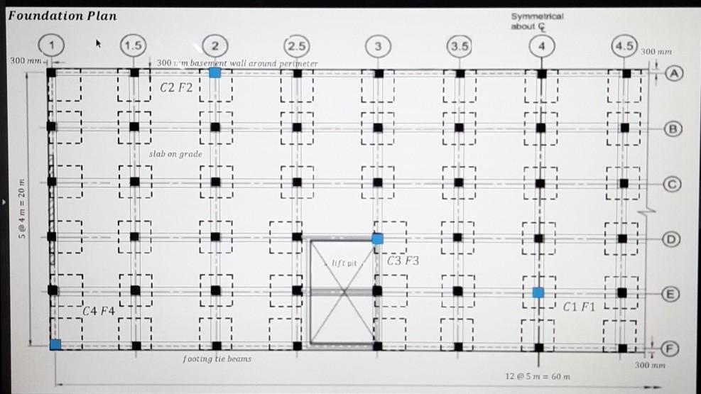 Solved For the structural plan shown, design completely the | Chegg.com