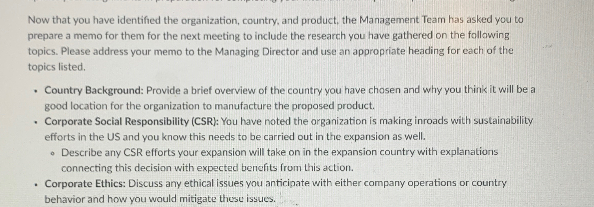 Solved Now that you have identified the organization, | Chegg.com