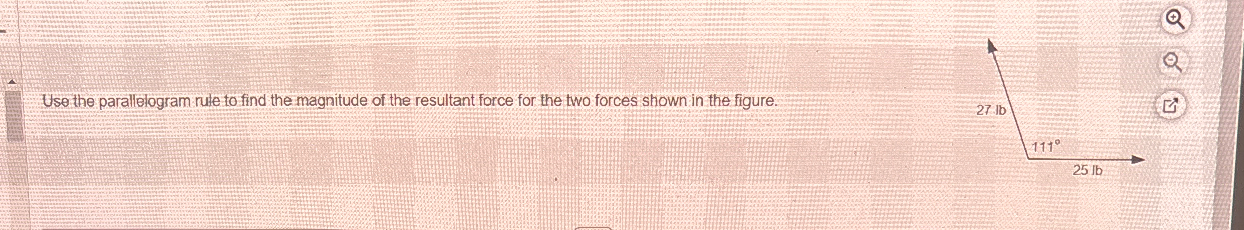 Solved Use the parallelogram rule to find the magnitude of | Chegg.com