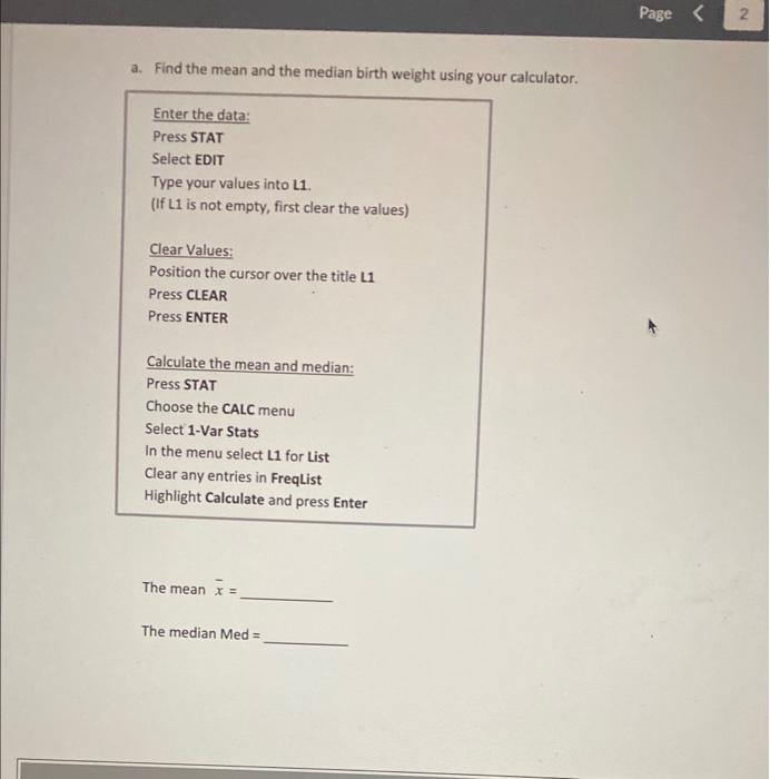 Solved MEASURES OF CENTRAl TendenCy AND DiSpersion SECTIONS | Chegg.com