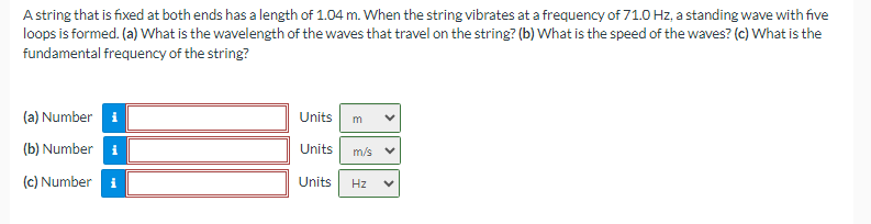 Solved A string that is fixed at both ends has a length of | Chegg.com