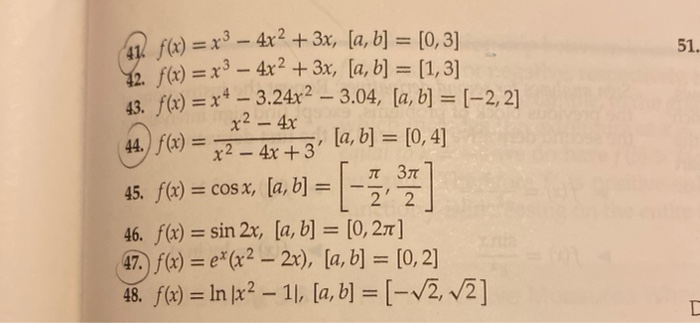 Solved Determine whether or not each function f in Exercises | Chegg.com