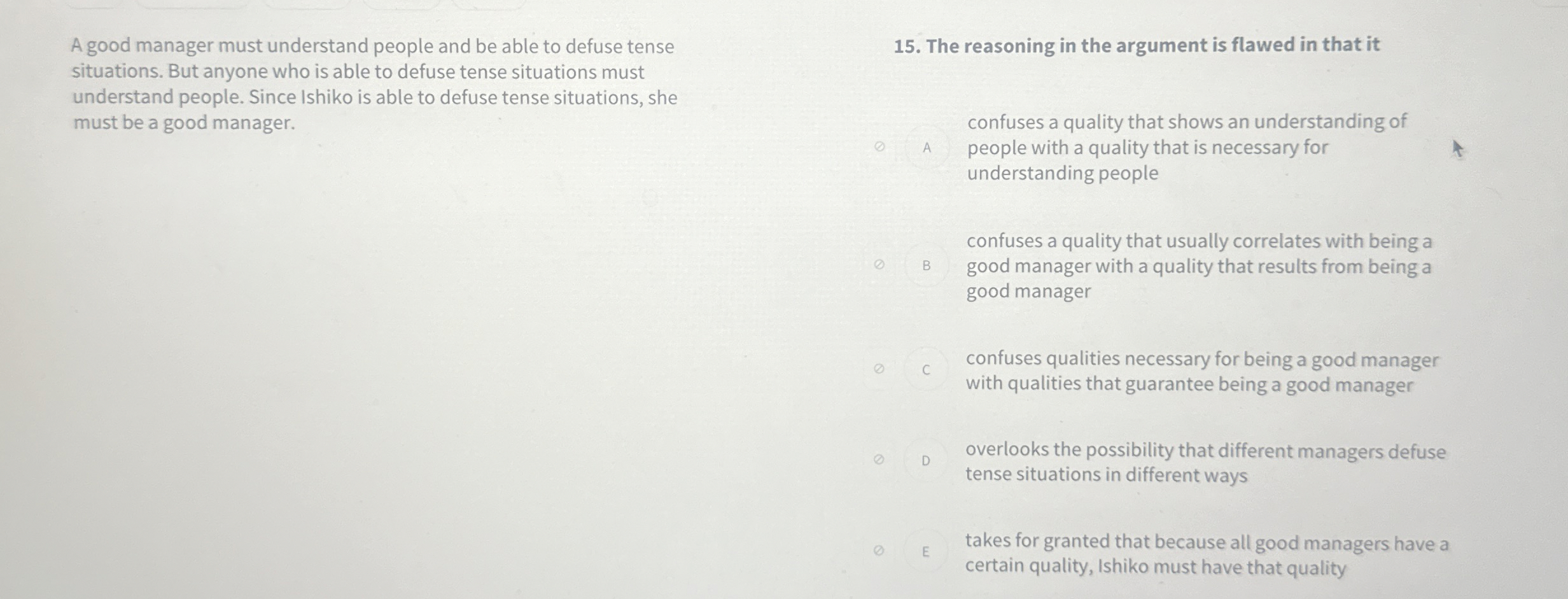 Solved A good manager must understand people and be able to | Chegg.com