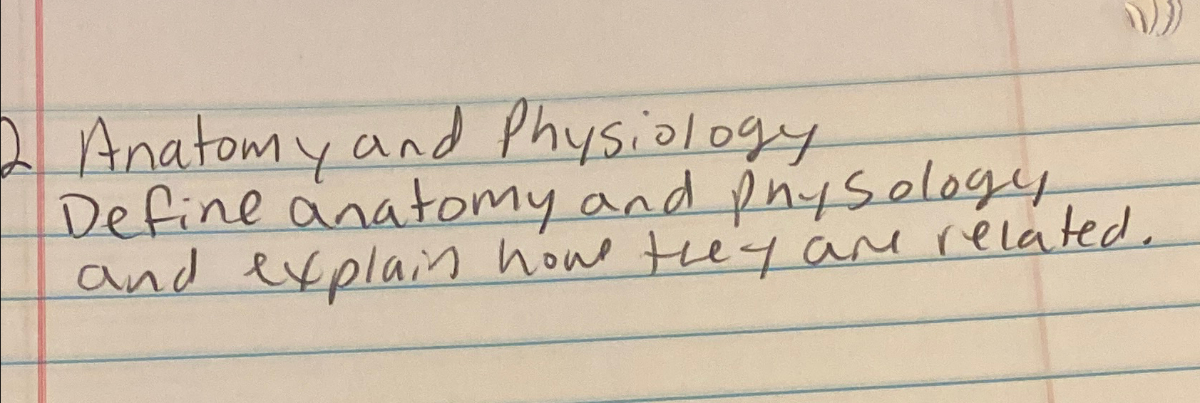 Solved Anatomy and Physiology Define anatomy and physologey | Chegg.com