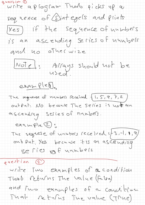 Solved question write a program that picks up a sequence of | Chegg.com