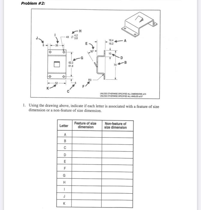 Solved Problem \#2: 1. Using the drawing above, indicate if | Chegg.com
