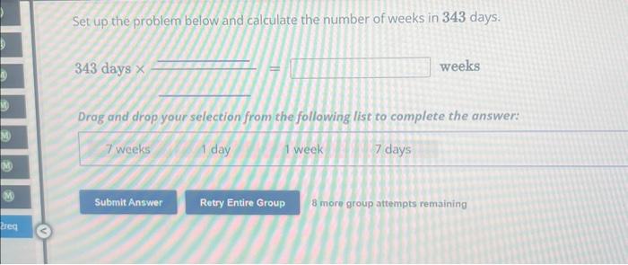 Solved Set up the problem below and calculate the number of | Chegg.com