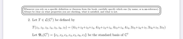 Solved Wherever you rely on a specific definition or theorem | Chegg.com