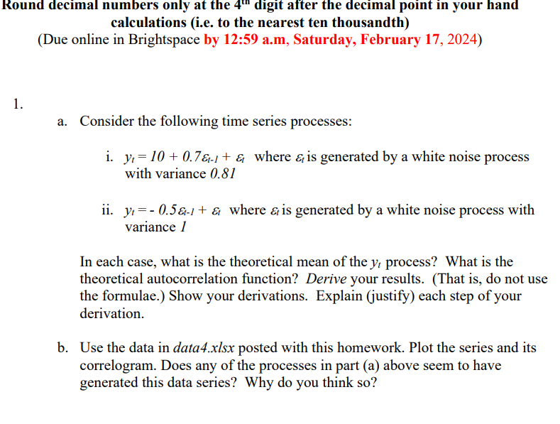 Solved Round decimal numbers only at the 4m ﻿digit after the | Chegg.com