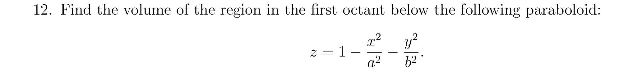 Solved Find the volume of the region in the first octant | Chegg.com