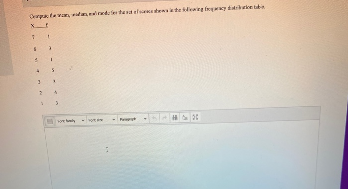 Solved Compute the mean, median, and mode for the set of | Chegg.com