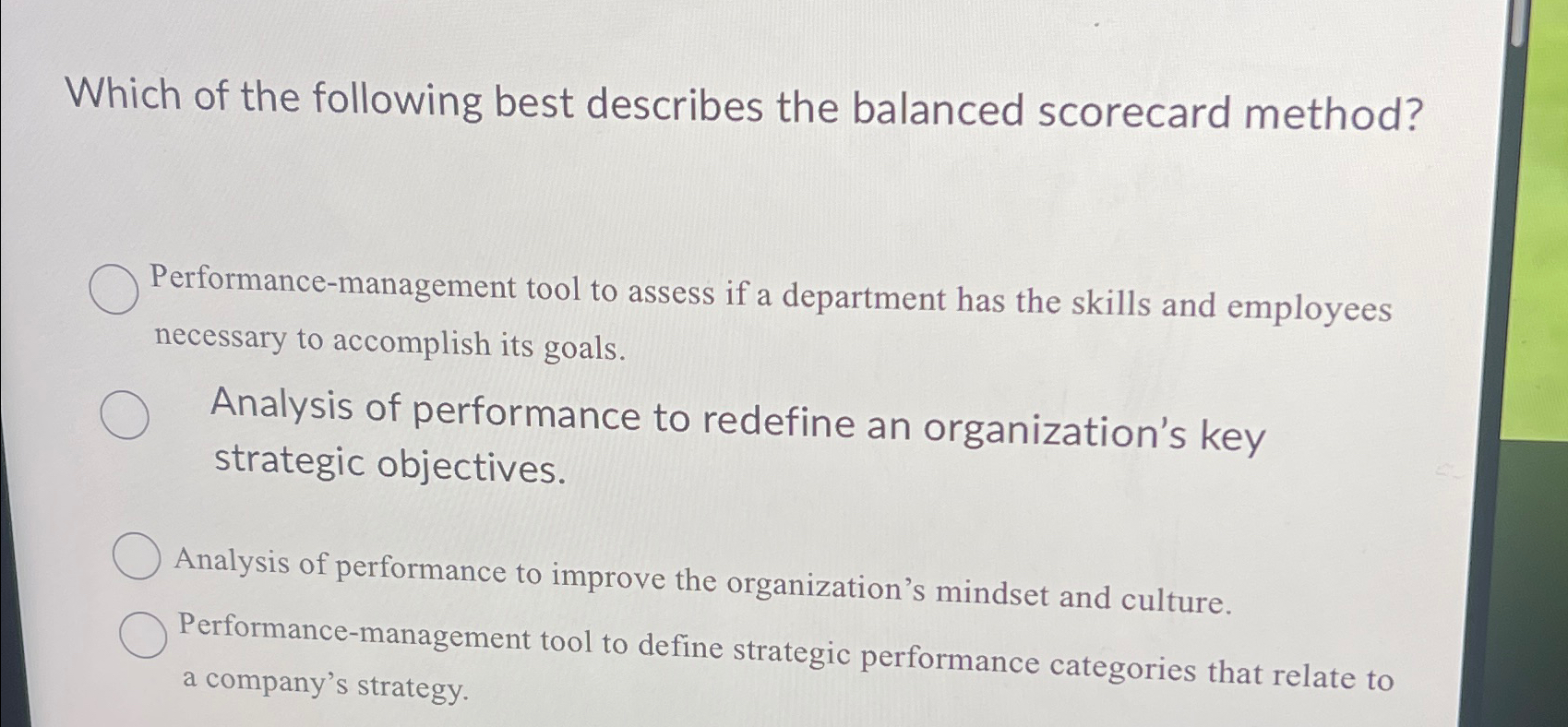 Solved Which of the following best describes the balanced | Chegg.com