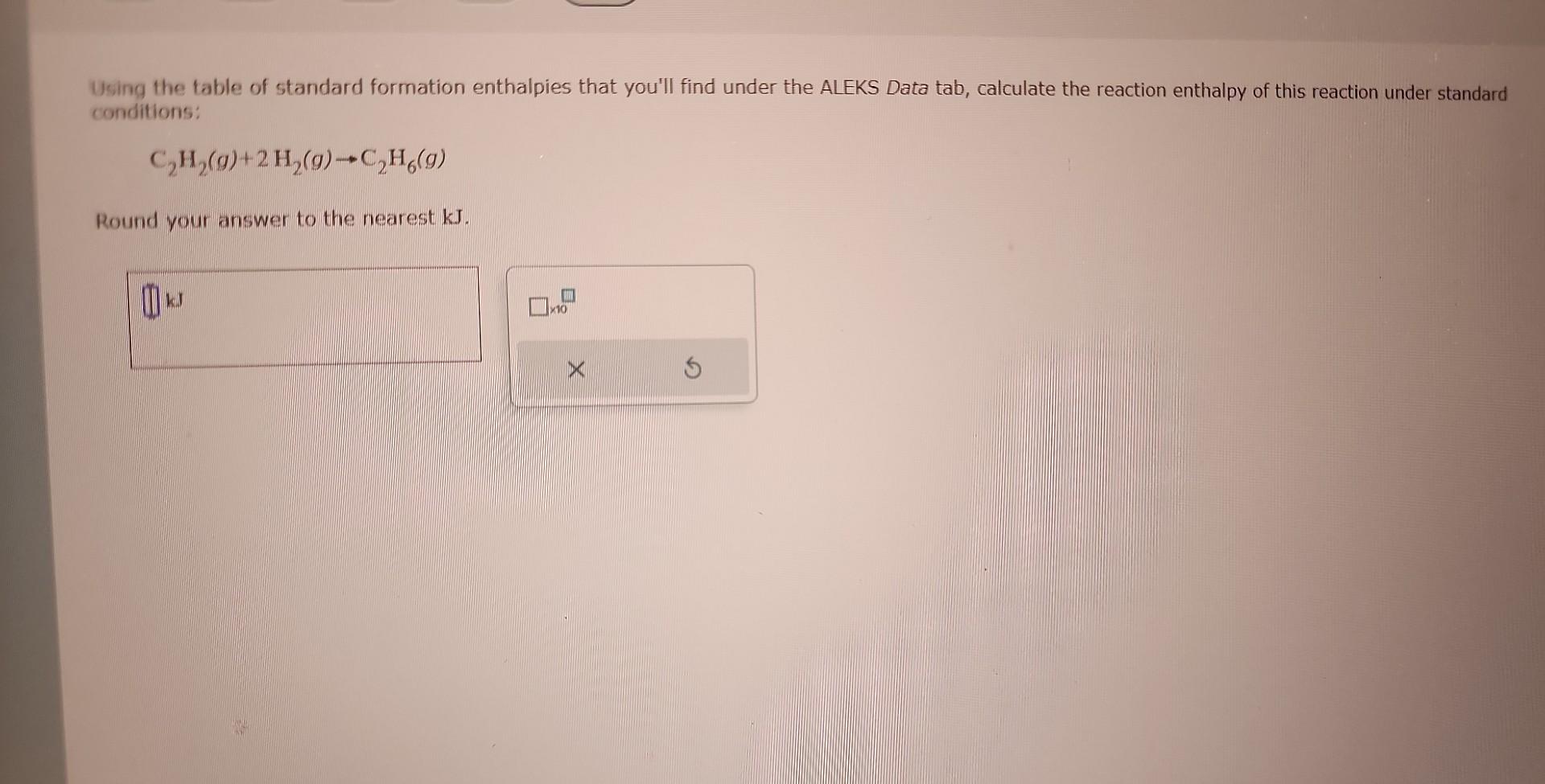 Solved Using the table of standard formation enthalpies that | Chegg.com