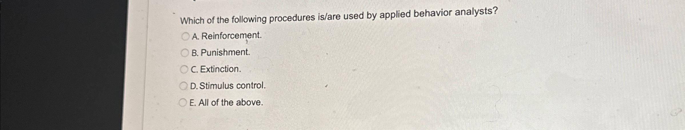 Solved Which of the following procedures is/are used by | Chegg.com