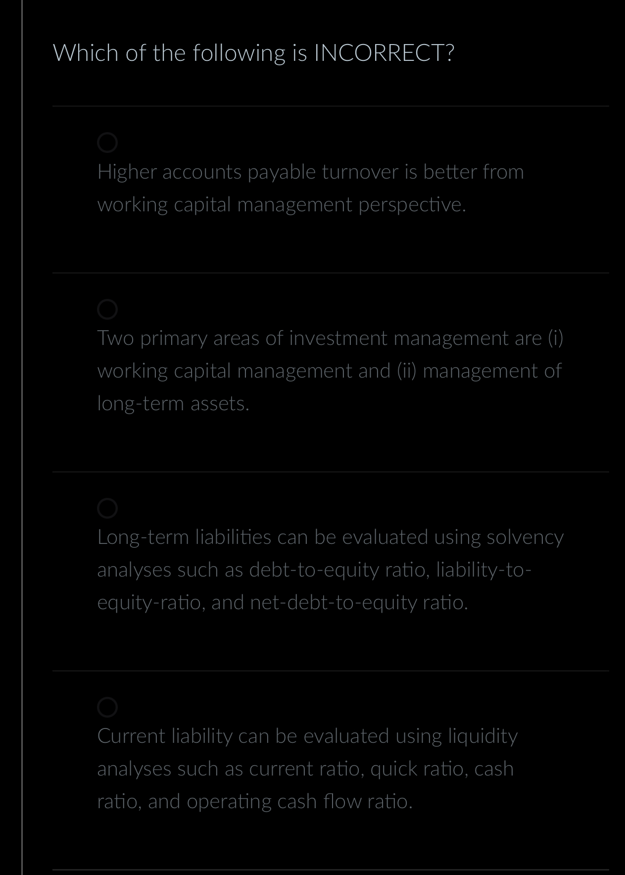 Solved Which of the following is INCORRECT?Higher accounts | Chegg.com