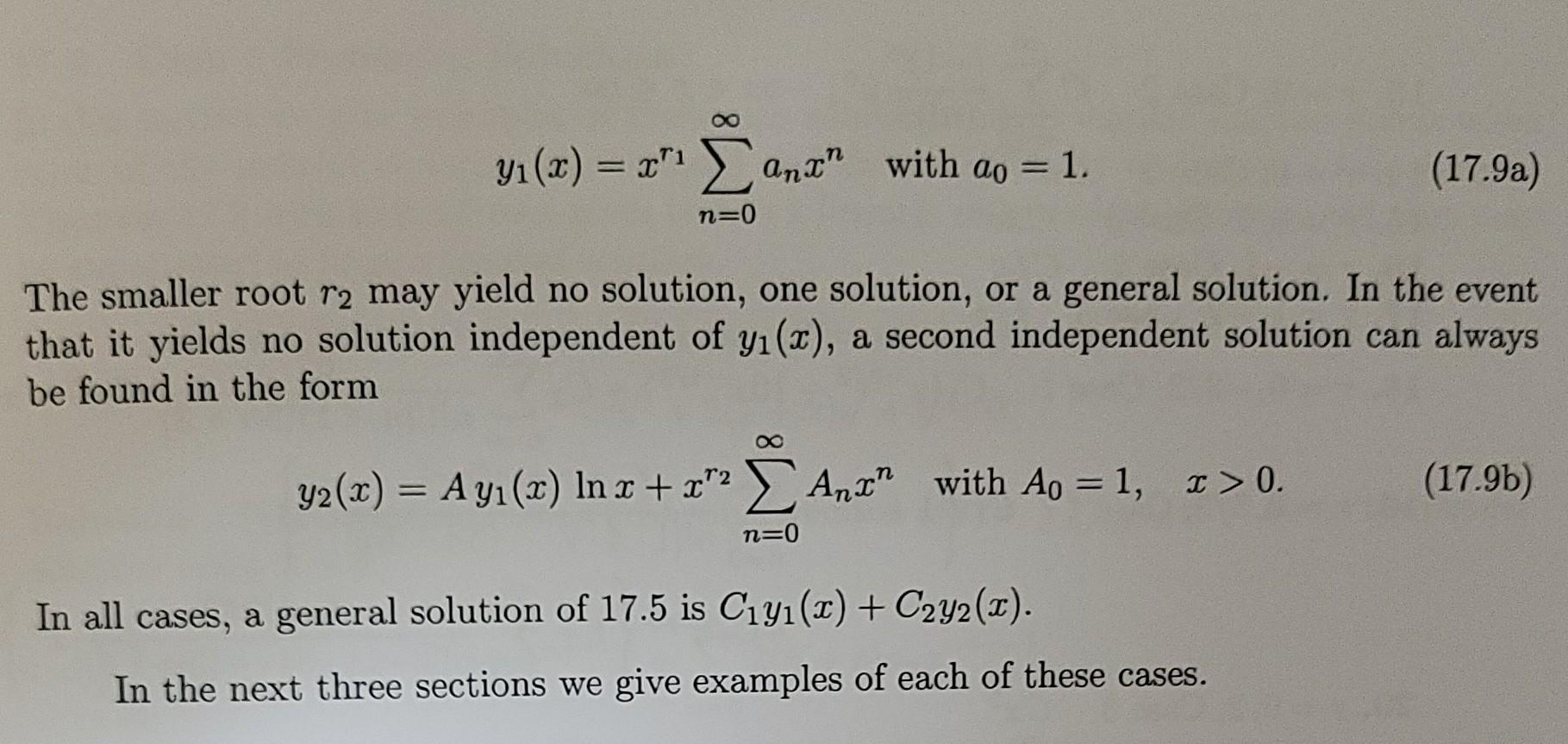 Solved [a] Find the indicial equation for the differential | Chegg.com
