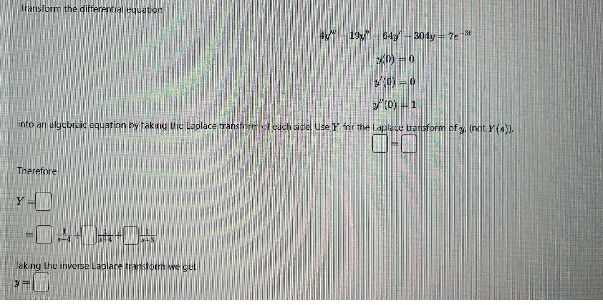 Solved Transform the differential | Chegg.com