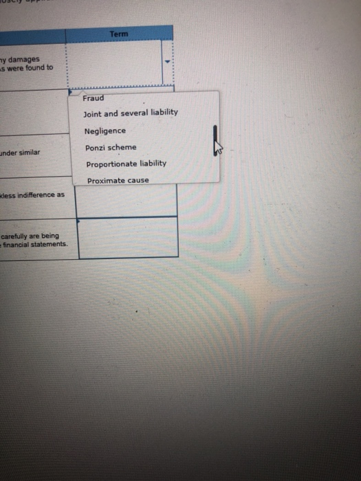 For each definition for portion of a definition in | Chegg.com