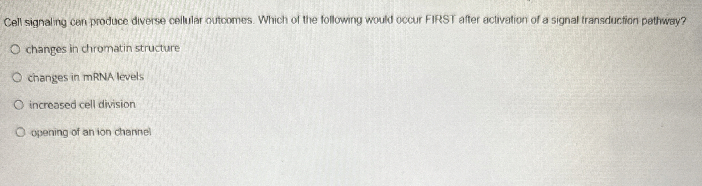 Solved Cell signaling can produce diverse cellular outcomes. | Chegg.com