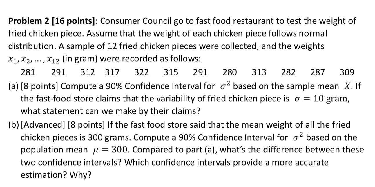 Solved Problem 2 [16 ﻿points]: Consumer Council go to fast | Chegg.com
