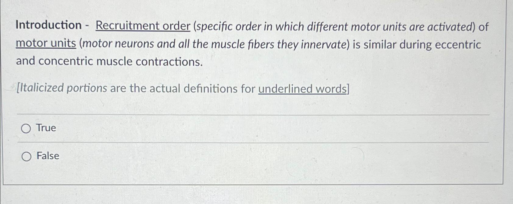 Solved Introduction - ﻿Recruitment order (specific order in | Chegg.com