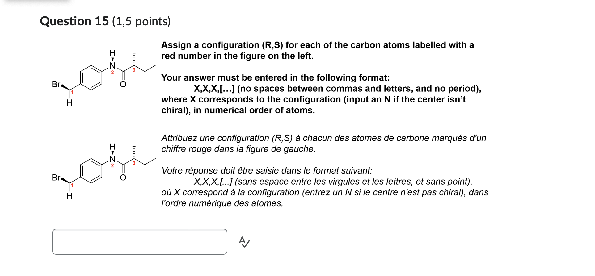 Solved Question 15 (1,5 ﻿points)Assign a configuration (R,S) | Chegg.com