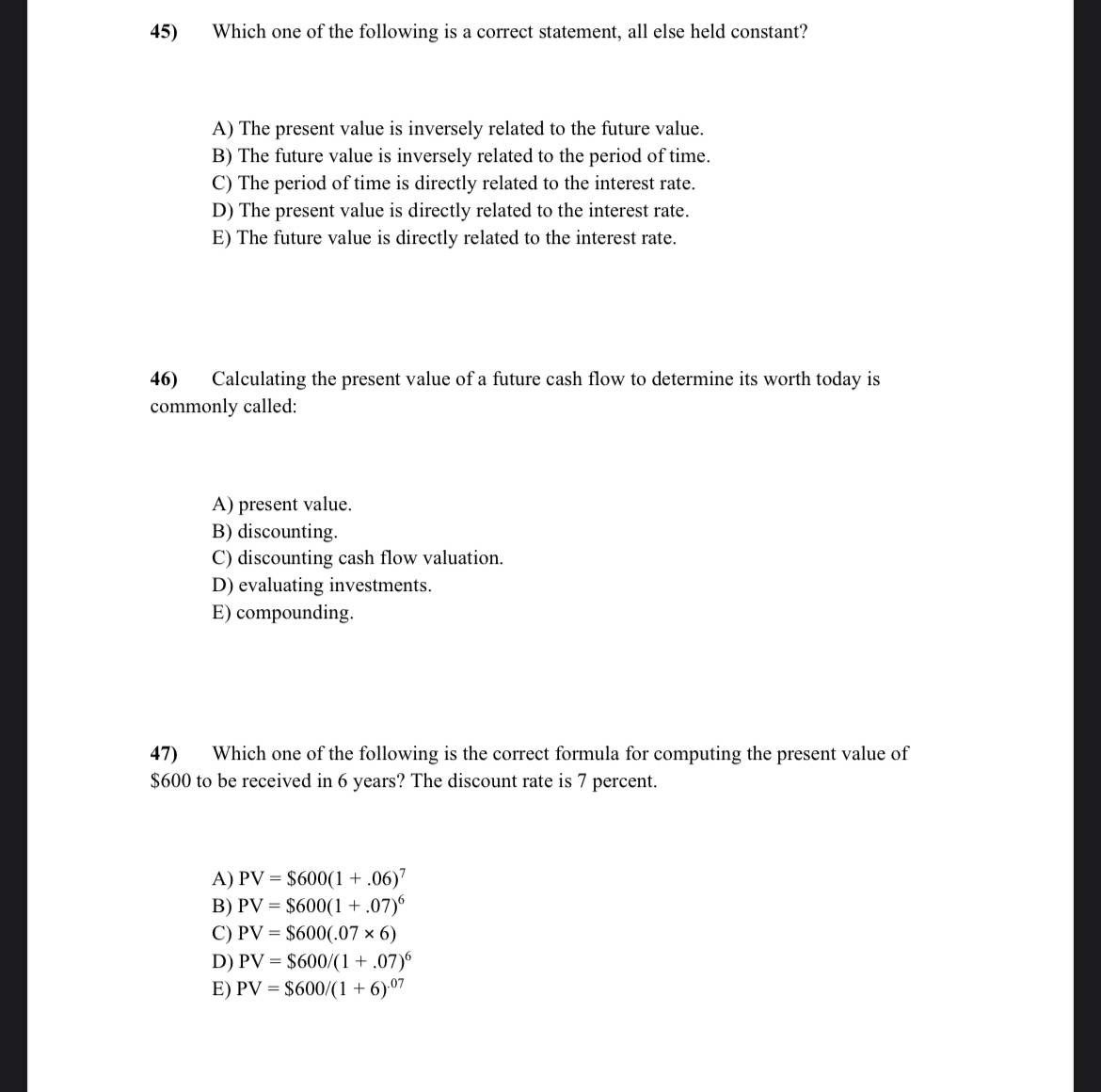 Solved Which one of the following is a correct statement, | Chegg.com