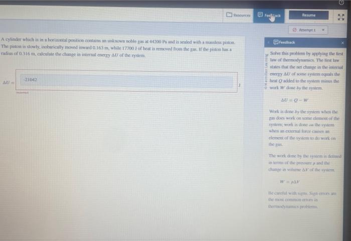 Solved The piaton is slowly, uatarically moved inward 0.163 | Chegg.com