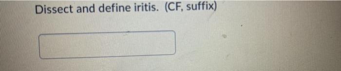 Solved Dissect and define intercostal (p, cf, s). Dissect | Chegg.com
