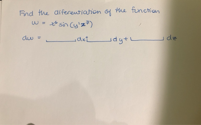Solved Find the diferentiation of the function sco sin | Chegg.com
