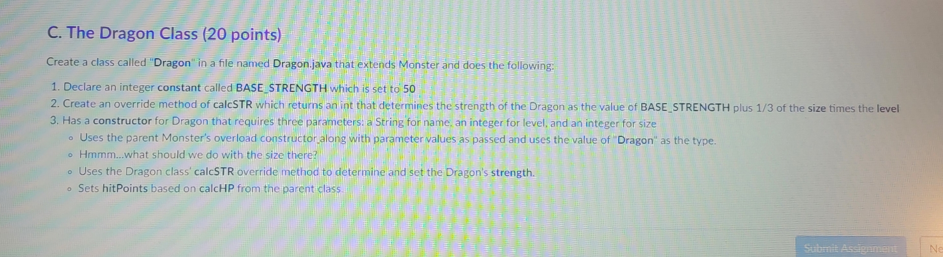 Solved Create a class called "Dragon" in a file named | Chegg.com
