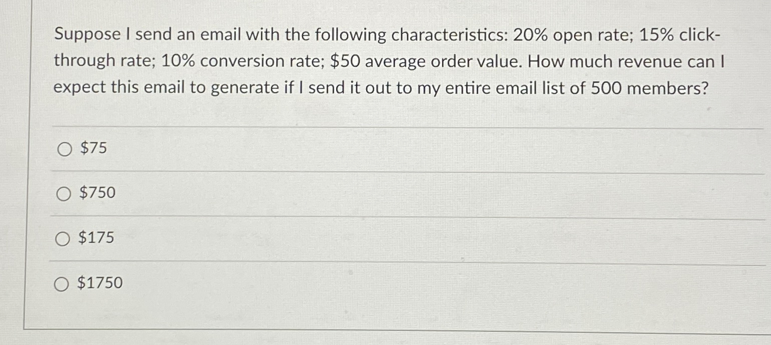 Solved Suppose I send an email with the following | Chegg.com