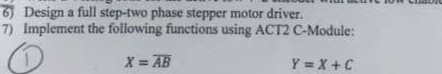 Solved 6)Design a full step-two phase stepper motor | Chegg.com