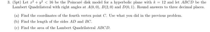 Solved 3. (5pt) Let x2+y2