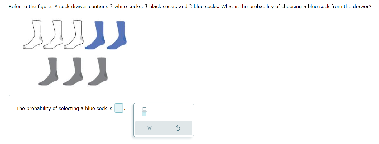 Solved Refer to the figure. A sock drawer contains 3 ﻿white | Chegg.com