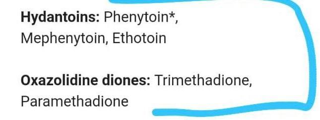 Hydantoins: Phenytoin*, Mephenytoin, Ethotoin | Chegg.com