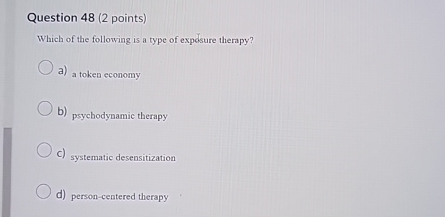 Solved Question 48 (2 ﻿points)Which of the following is a | Chegg.com