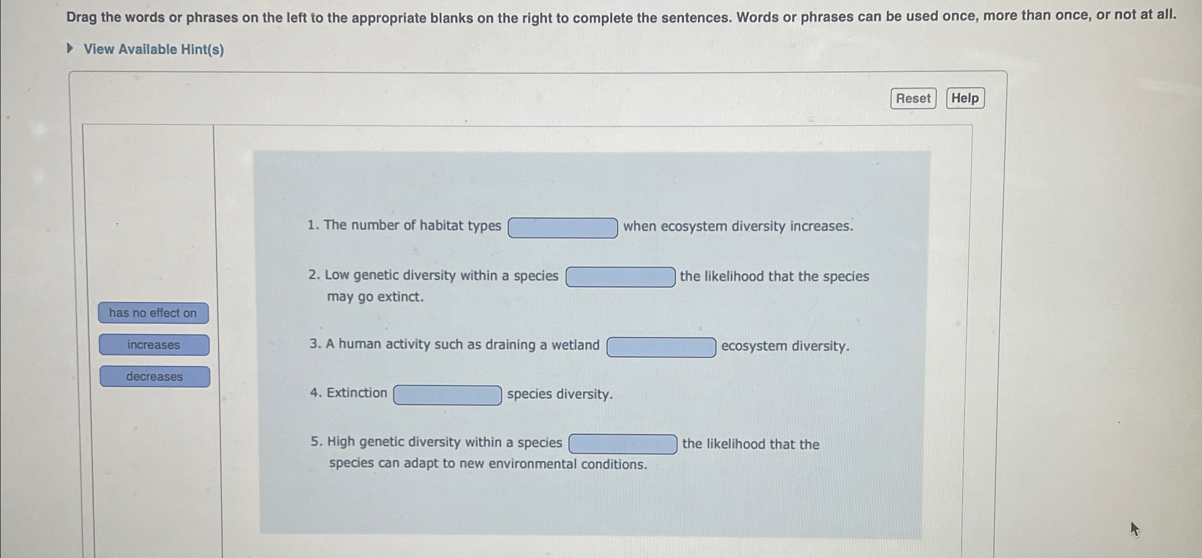 Solved Drag the words or phrases on the left to the | Chegg.com