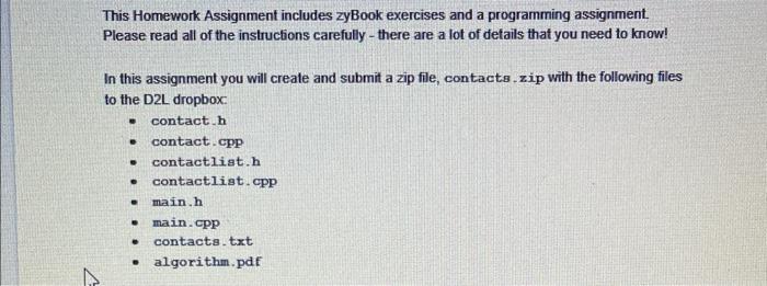 This Homework Assignment includes zyBook exercises | Chegg.com