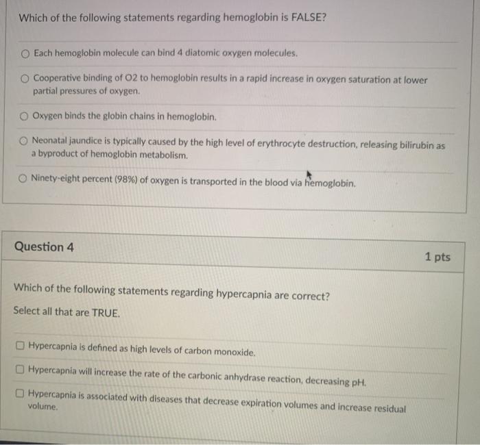 Solved Which of the following statements regarding | Chegg.com