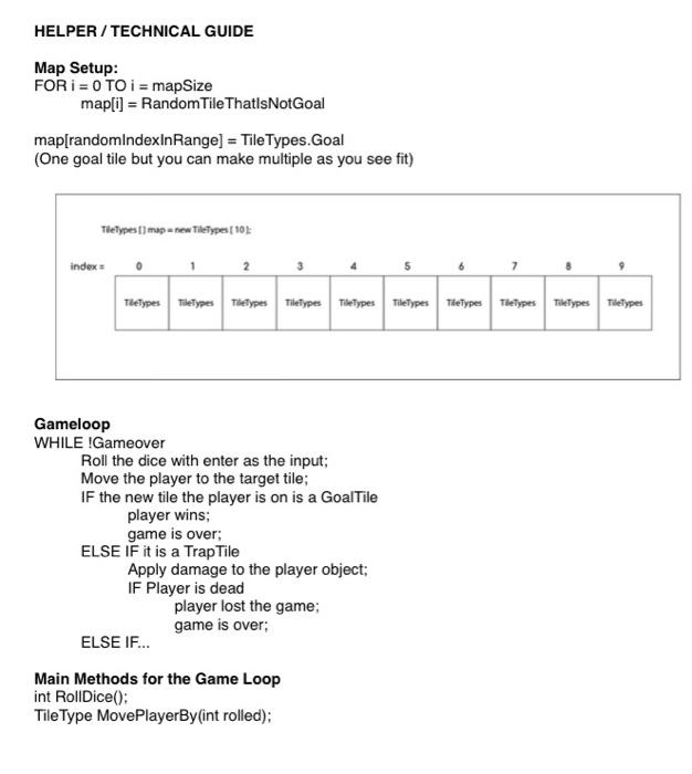 Solved 1D & 1P BOARD GAME You will create a one dimensional | Chegg.com