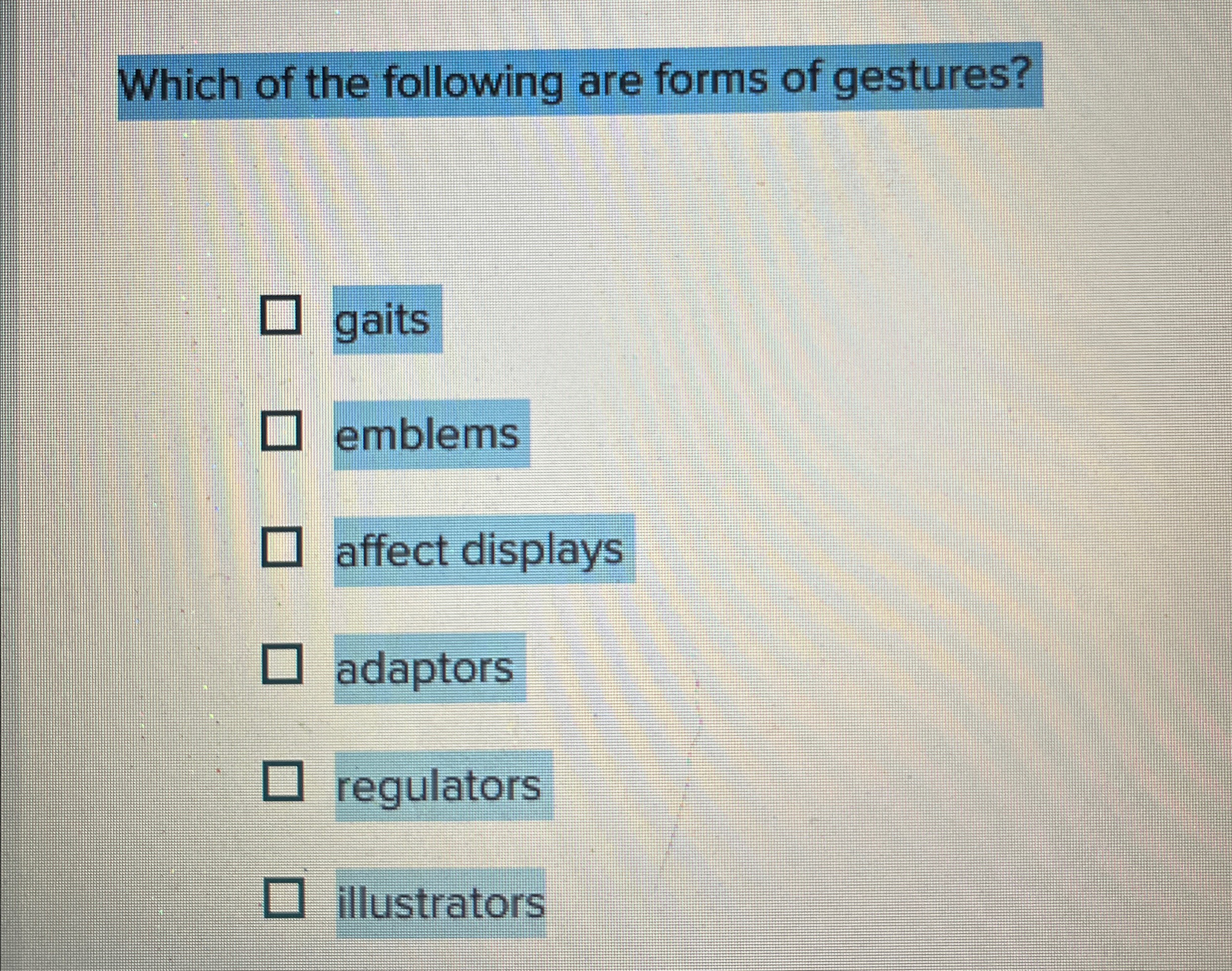 Solved Which of the following are forms of | Chegg.com