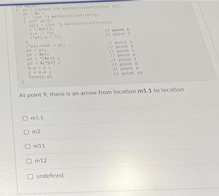 Solved Consider the following (Java-like) code fragment in | Chegg.com