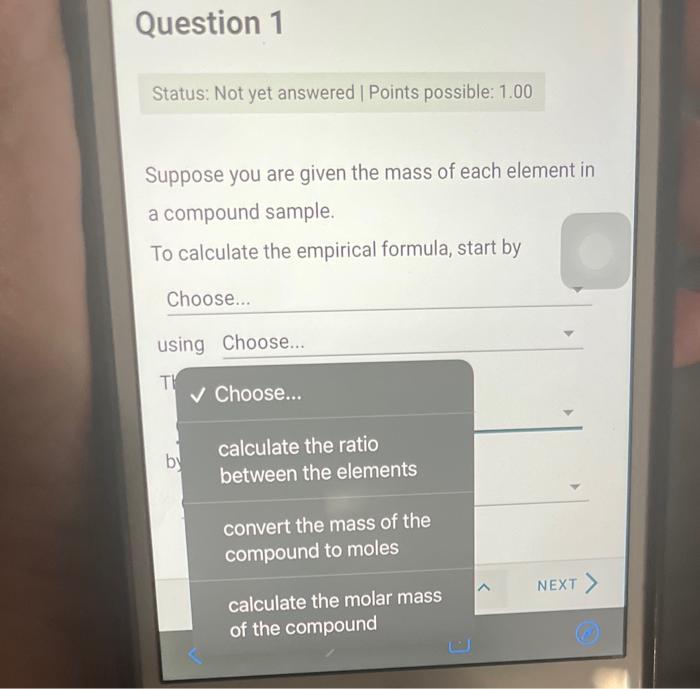 Solved Status: Not yet answered | Points possible: 1.00 | Chegg.com