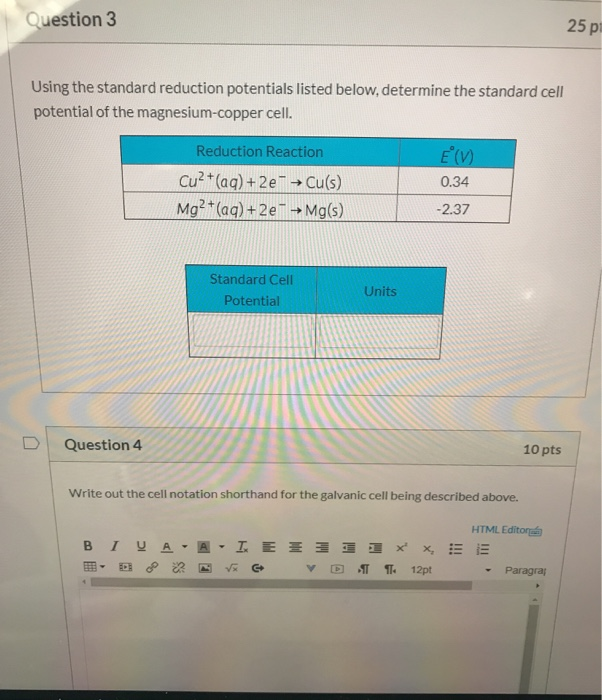 Solved A magnesium metal strip is placed into a beaker | Chegg.com