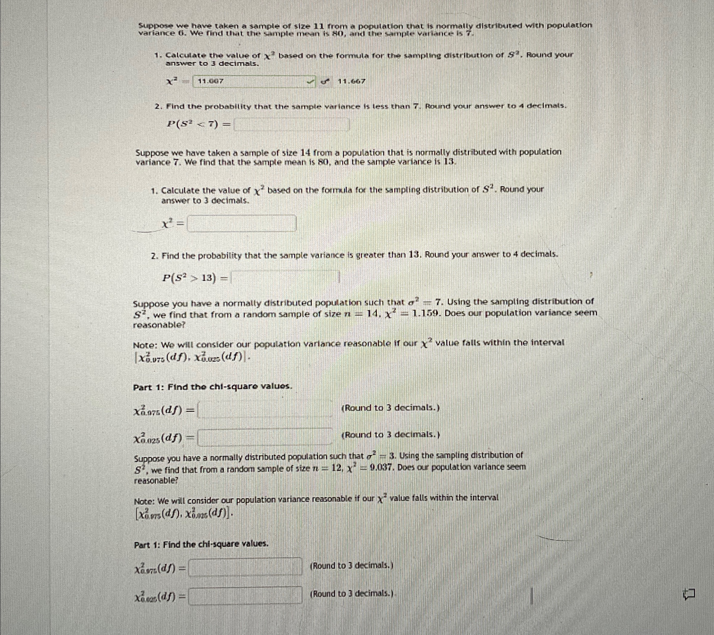 Solved Suppose we have taken a sample of s/ze 11rgm ﻿a | Chegg.com