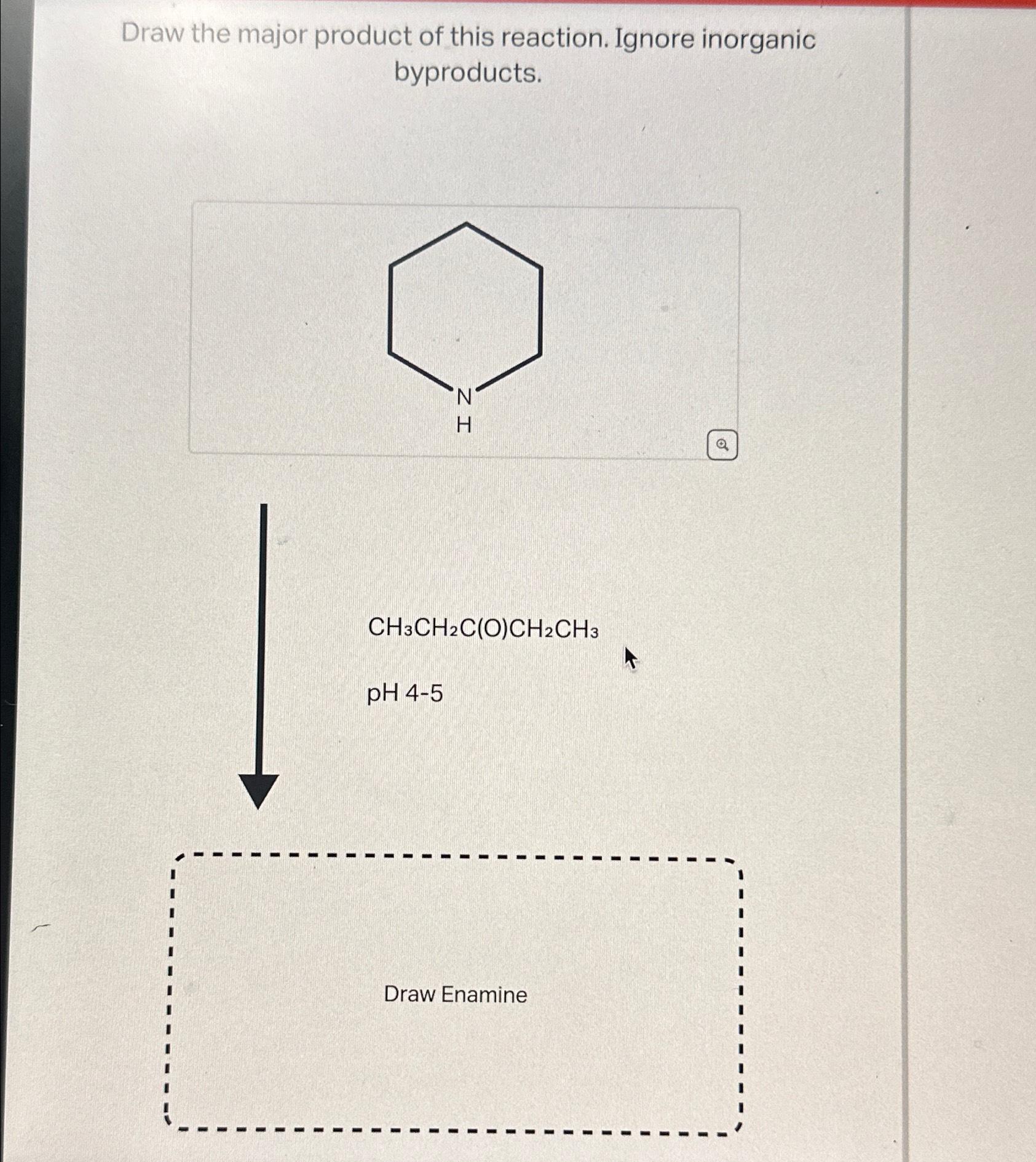 Solved Draw the major product of this reaction. Ignore | Chegg.com
