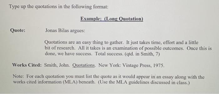 Find 8 different quotations (at least 2 sentences | Chegg.com