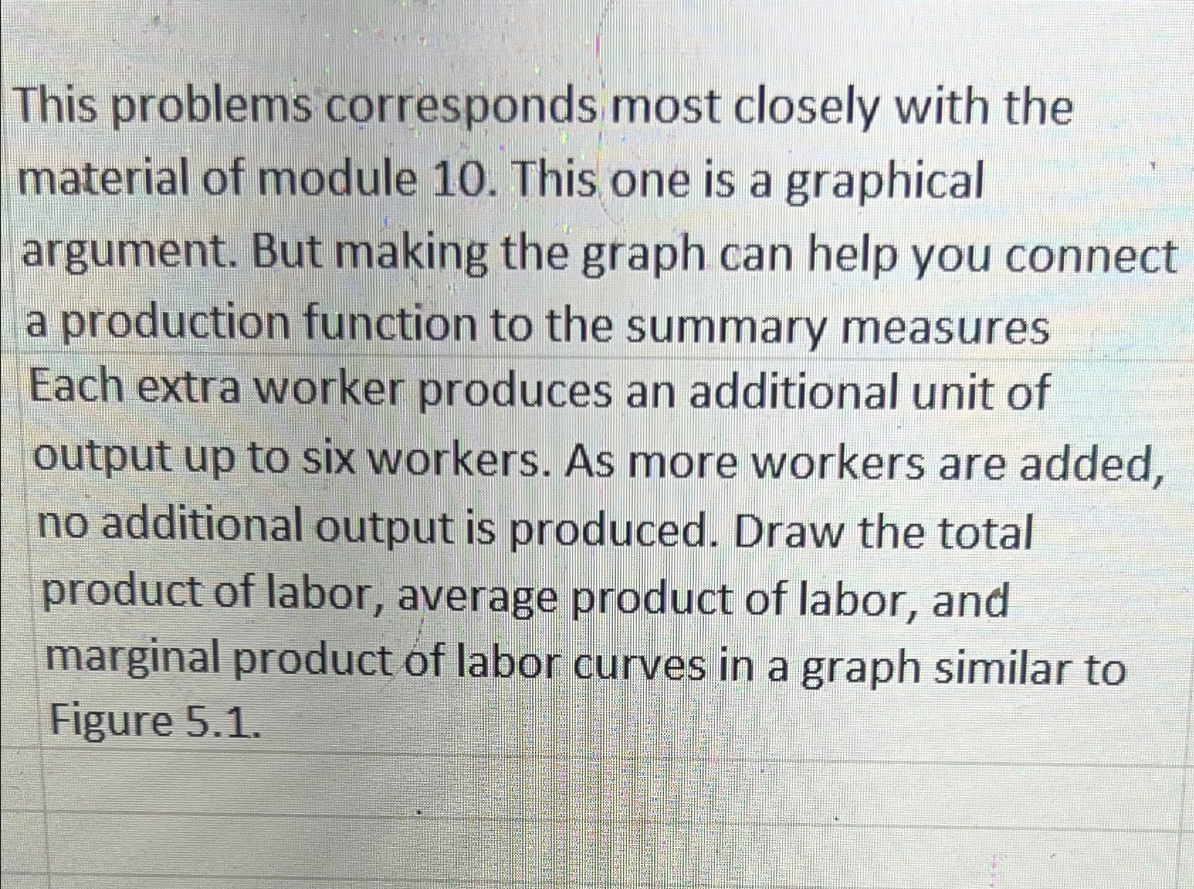 Solved This problems corresponds most closely with the | Chegg.com