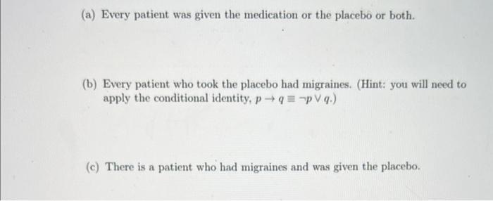 Solved In the following question, the domain of discourse is | Chegg.com